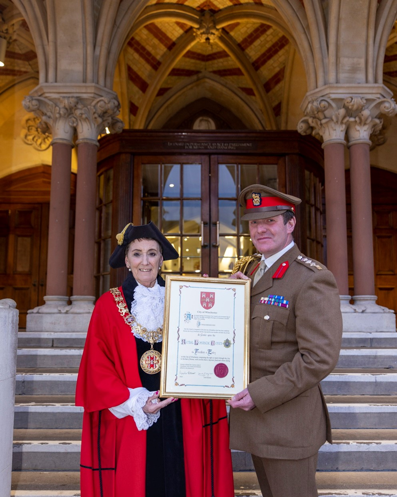 Freedom of Entry to the City of Winchester granted - Winchester City ...