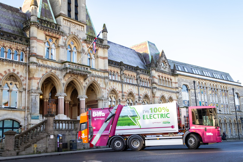 Guess watt! Winchester district just got its first electric waste truck ...