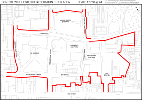 Next step reached at the Central Winchester Regeneration meeting ...