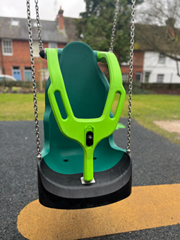 Inclusive swing seat added to Winchester park - Winchester City Council