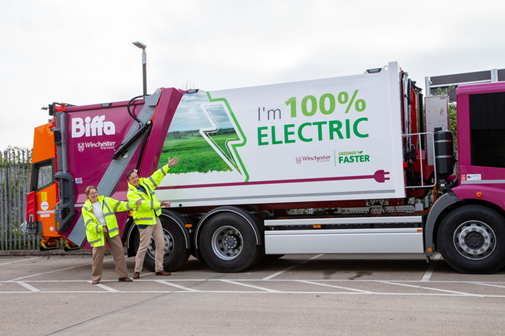 Guess watt! Winchester district just got its first electric waste truck ...
