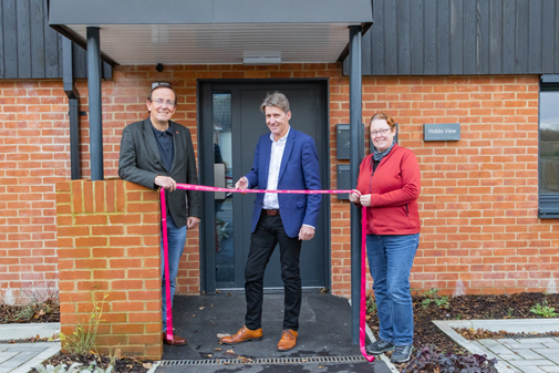 City Council cuts ribbon on new affordable homes at Southbrook Cottages ...